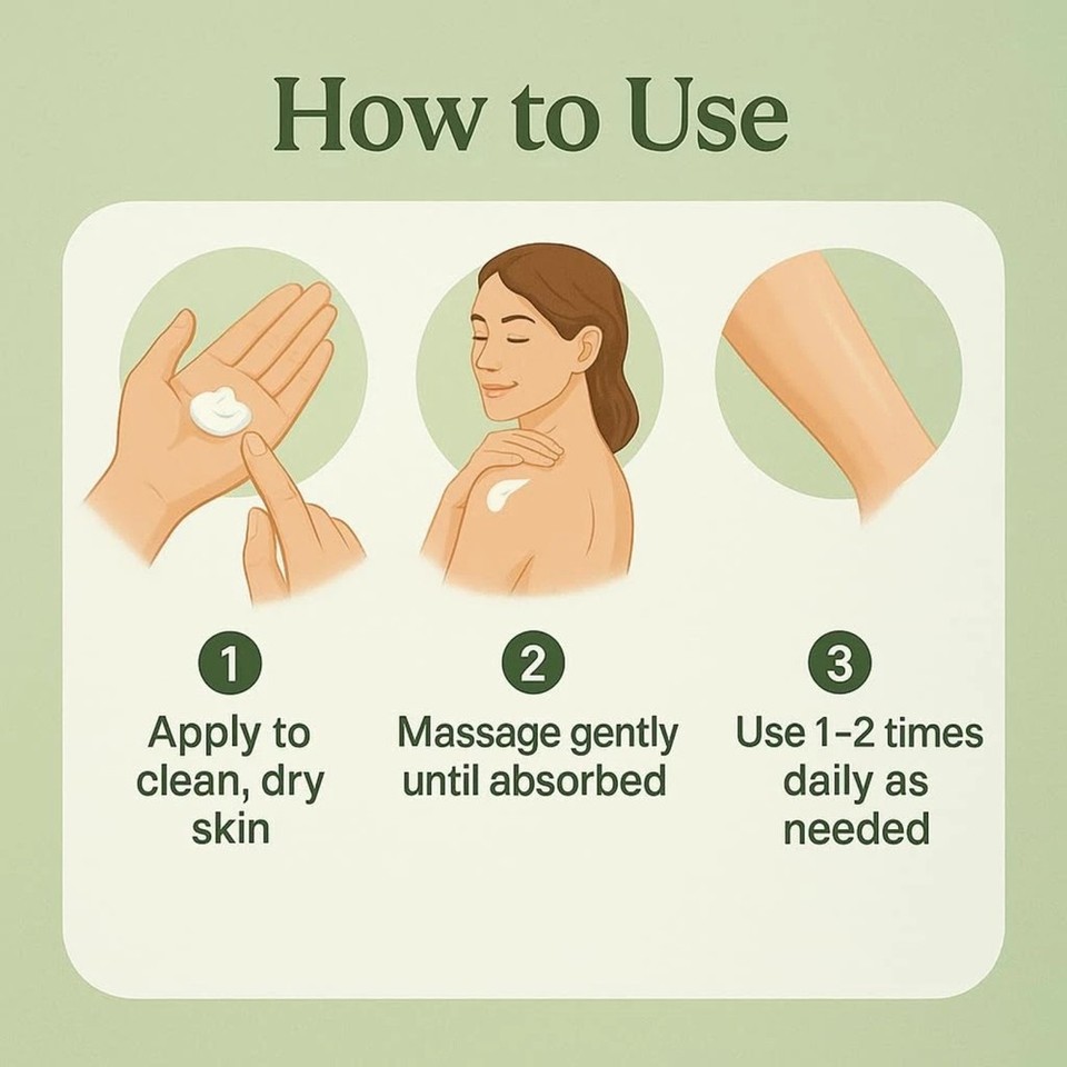 Mira Organics Pain Relief Repair Lotion Cream Natural Ingredients Skin ...