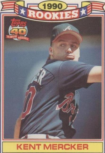 1991 Topps - Jumbo Pack Glossy Rookies Kent Mercker #19 for sale online ...