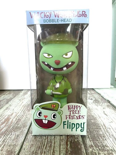 Happy Tree Friends Figure Flippy Green Bobble Head Wacky Wobbler | eBay