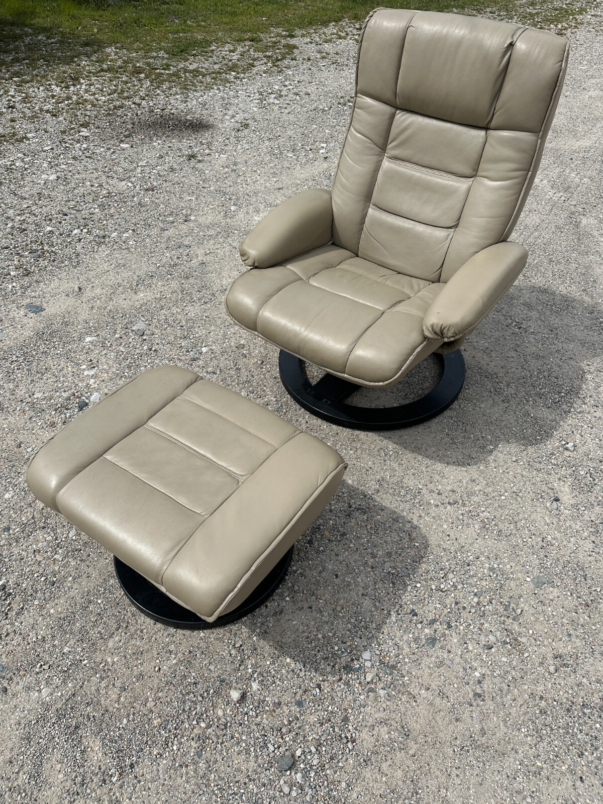 Flexsteel Taupe RV Euro Chair Recliner Swivel Base Ergonomic RV ...