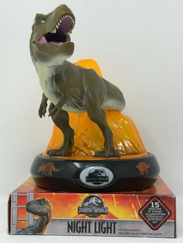 Jurassic World T-Rex Dinosaur Night Light - New | eBay
