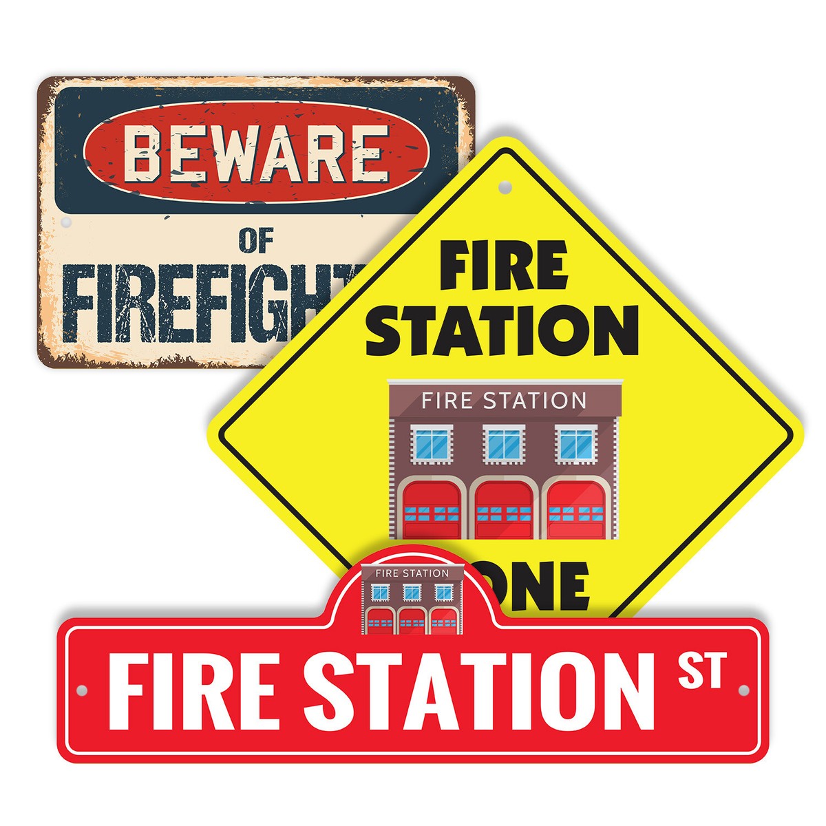 Fire Station Sign Board