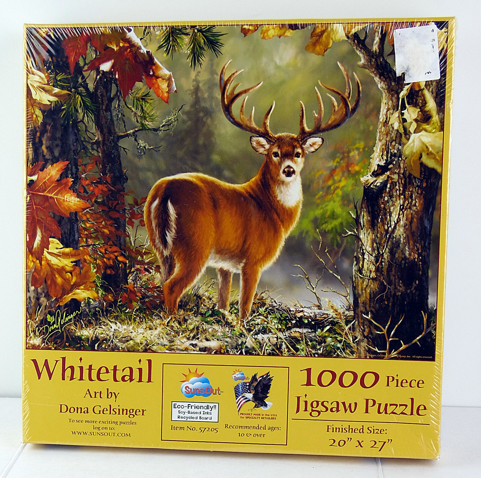 NEW Whitetail by Gelsinger SunsOut: 20" X 27" 1000 Piece Deer Jigsaw ...