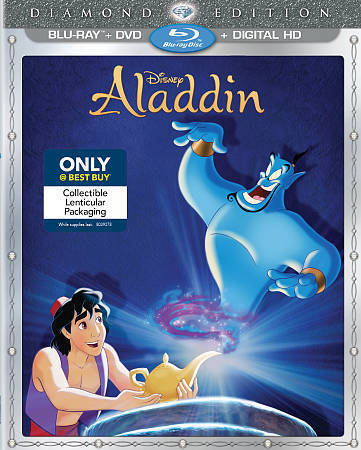 Aladdin (Blu-ray/DVD, Diamond Edition Lenticular Packaging Only Best ...
