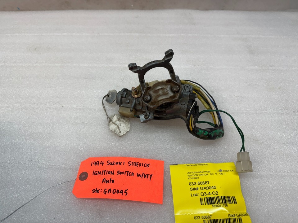 89-95 Suzuki Sidekick Pontiac Sunrunner Accensione Interruttore ...