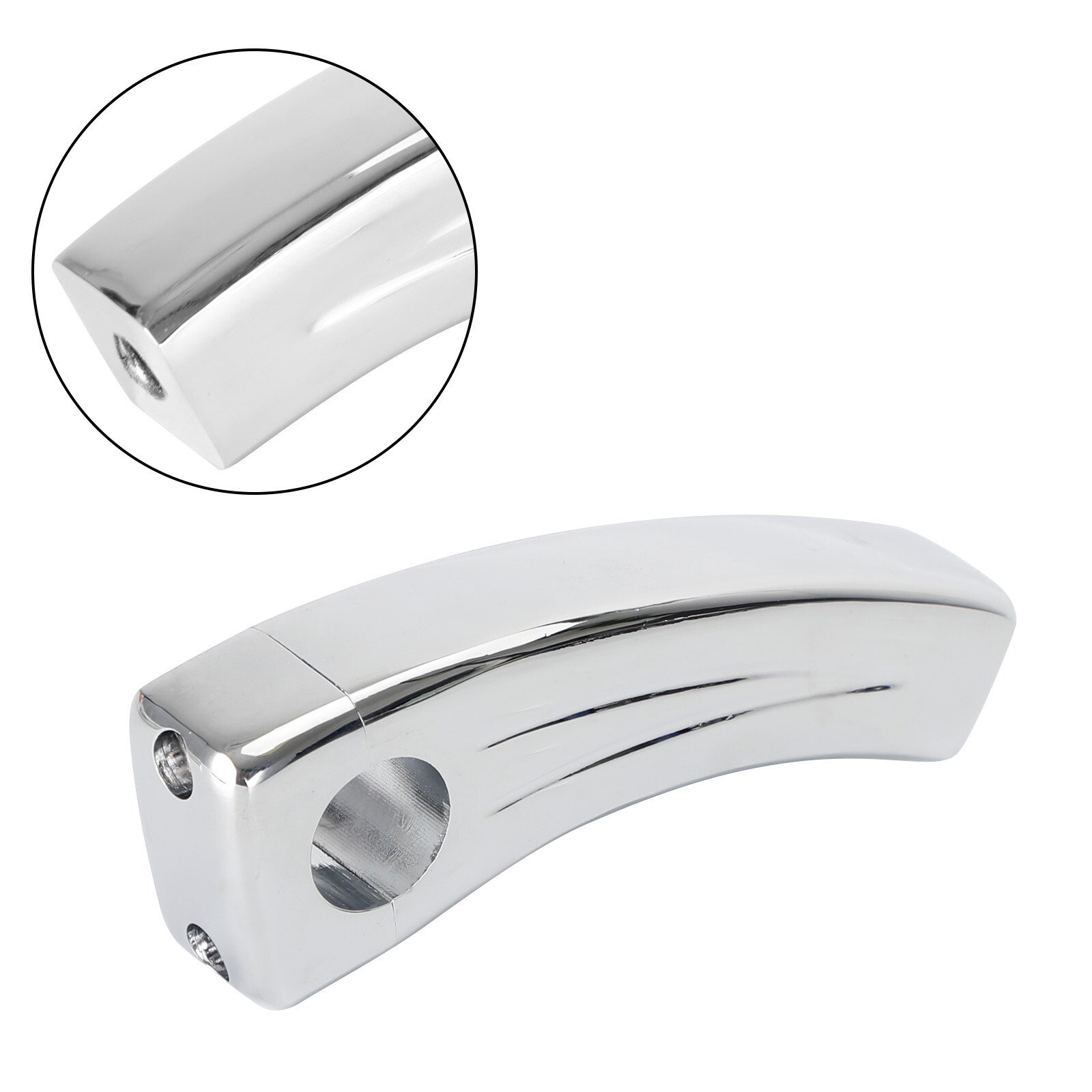 BILLET 4.5" HANDLE BAR RISERS SET 1" BARS 1.5" PULLBACK MOTORCYCLE ...