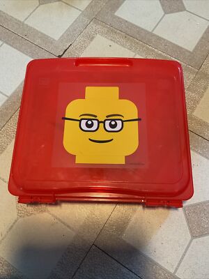 Red Lego Project Iris Storage Case Container Organizer Holder 13x12x3 ...