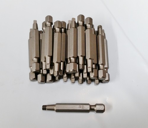 S2 Square Screwdriver / Insert Bits 2", Lot of 50 | eBay