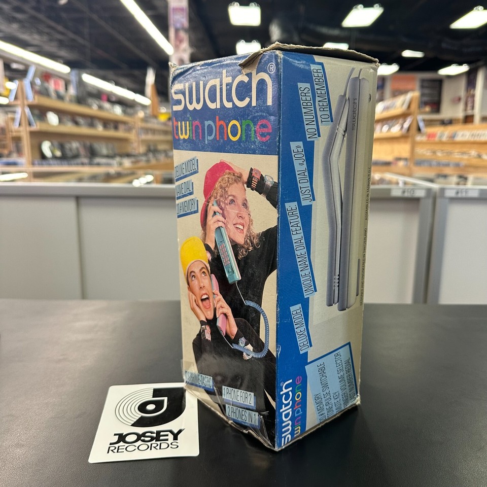 Swatch - Twin Phone - Deluxe Model (Gray) - Vintage Landline (1989 ...