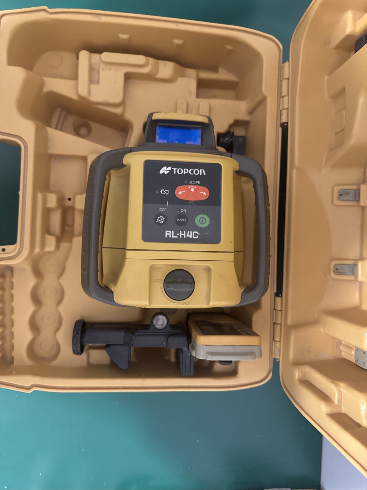 Topcon RL-H4C Rotary Laser Level w/ Control & Case. | eBay