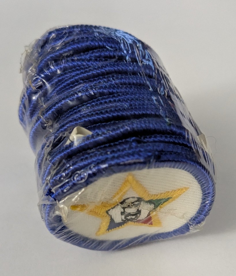 25 Pack Vintage Order of the Eastern Star OES Round Patch Blue Border ...