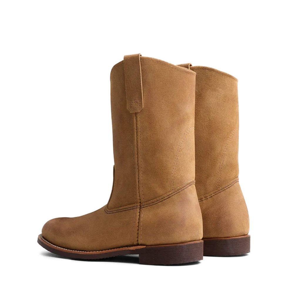Red Wing 11-Inch Pecos Soft Toe Pull-On Boots Leather Hawthorne ...