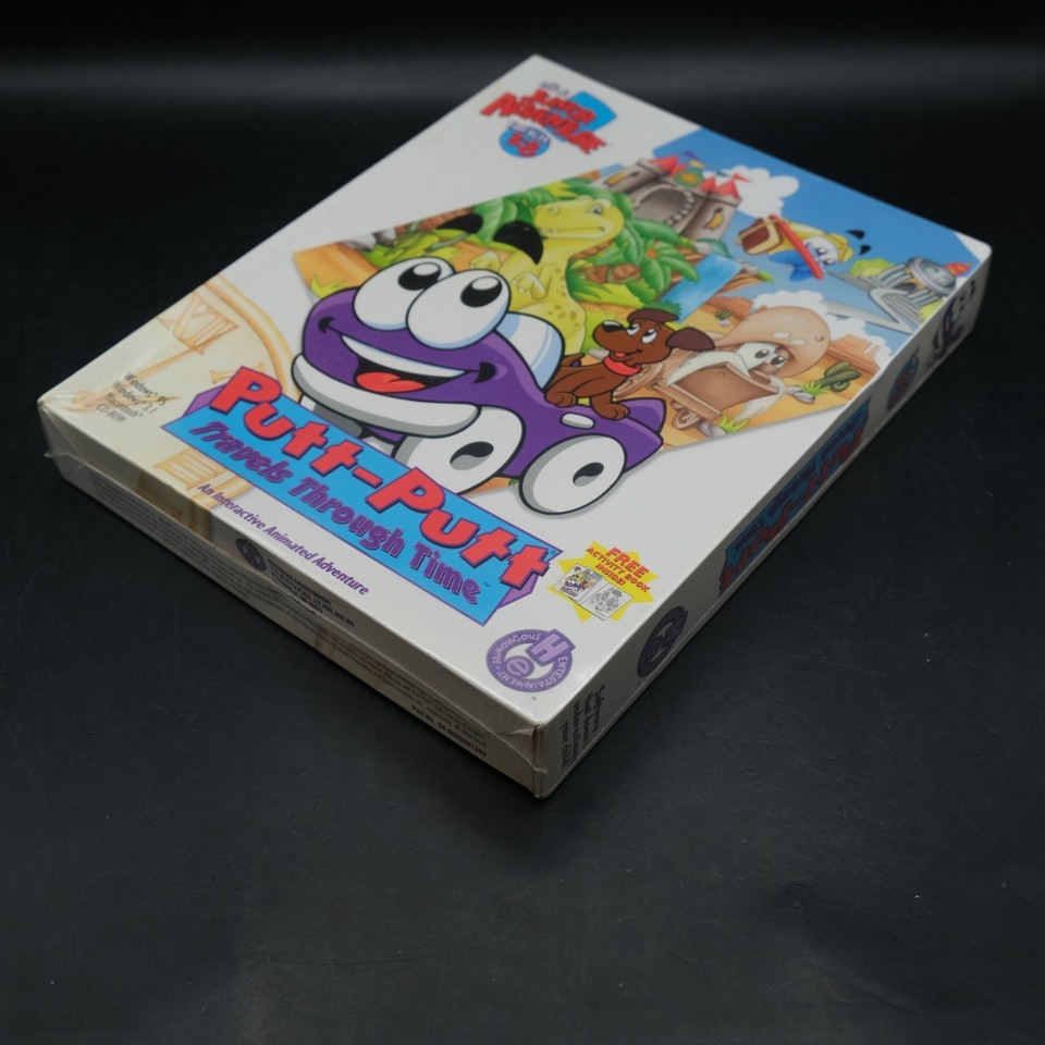 NEW Putt-Putt Travels Through Time Big Box PC Humongous Entertainment ...