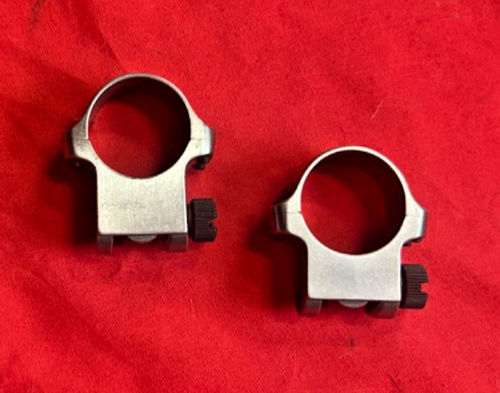 Sturm Ruger Model 77 KDX Stainless Steel 1” High Scope Rings - NICE ...