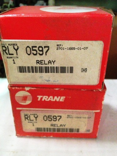 Trane Service Part Relay RLY 0597 2701-1665-01-07 *2 Pack* | eBay
