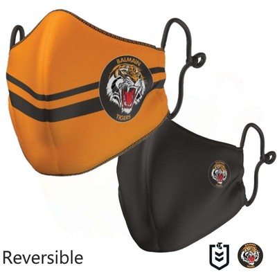 Balmain Tigers Limited Edition NRL Large Adult Reversible Washable Face ...