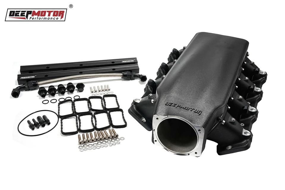 Deepmotor LS3 L92 102mm Casting Bolted Intake Manifold with Fuel Rails ...