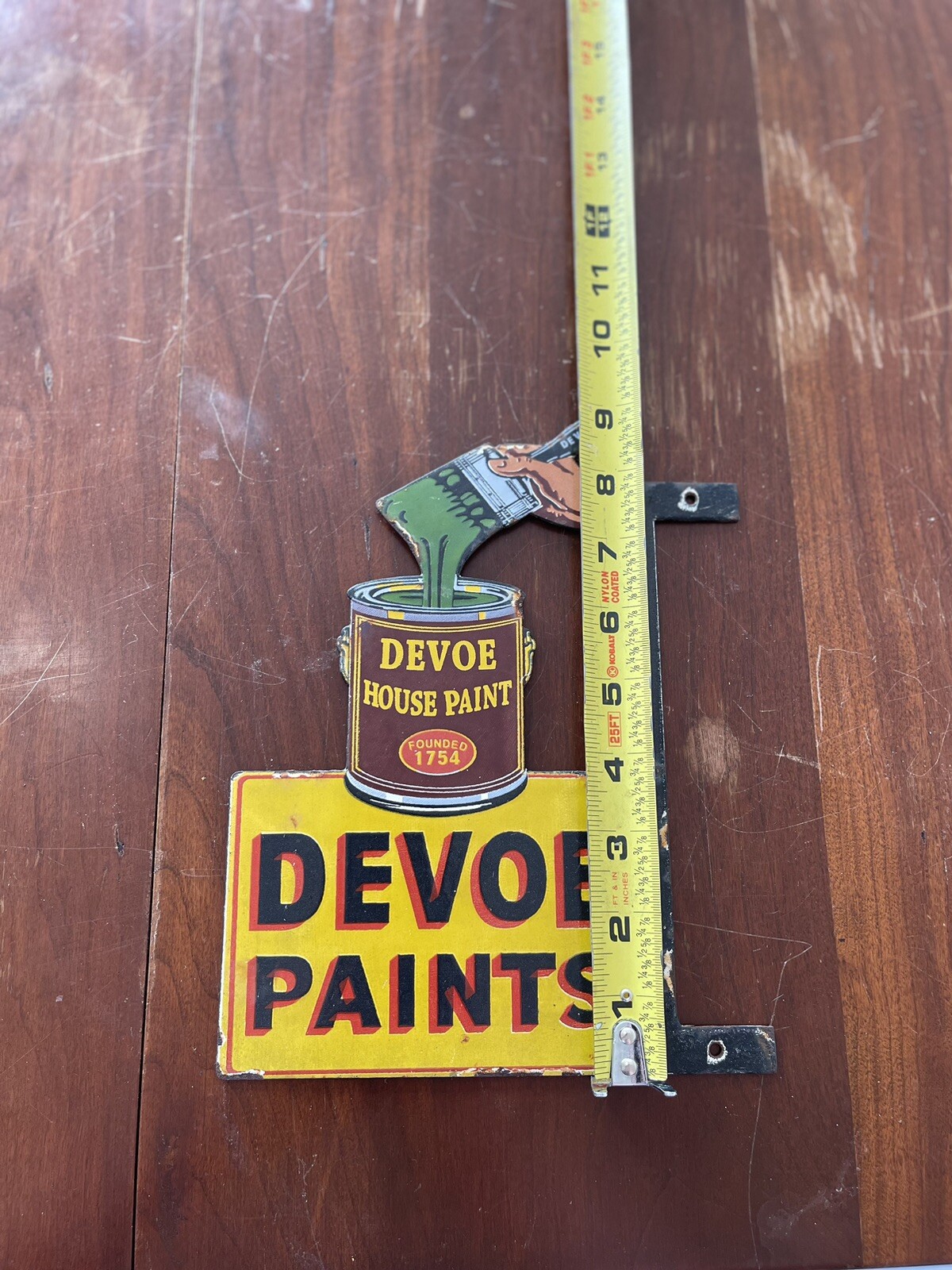 Devoe Paints Flange Sign Advertising | eBay