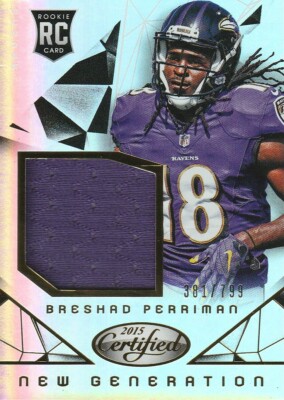 2015 Certified New Generation Jerseys #NGPE Breshad Perriman/799 | eBay