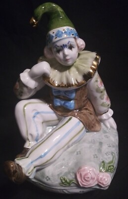 Schmid Porcelain Music Box Sitting Jester Fascination Waltz Number 148 ...