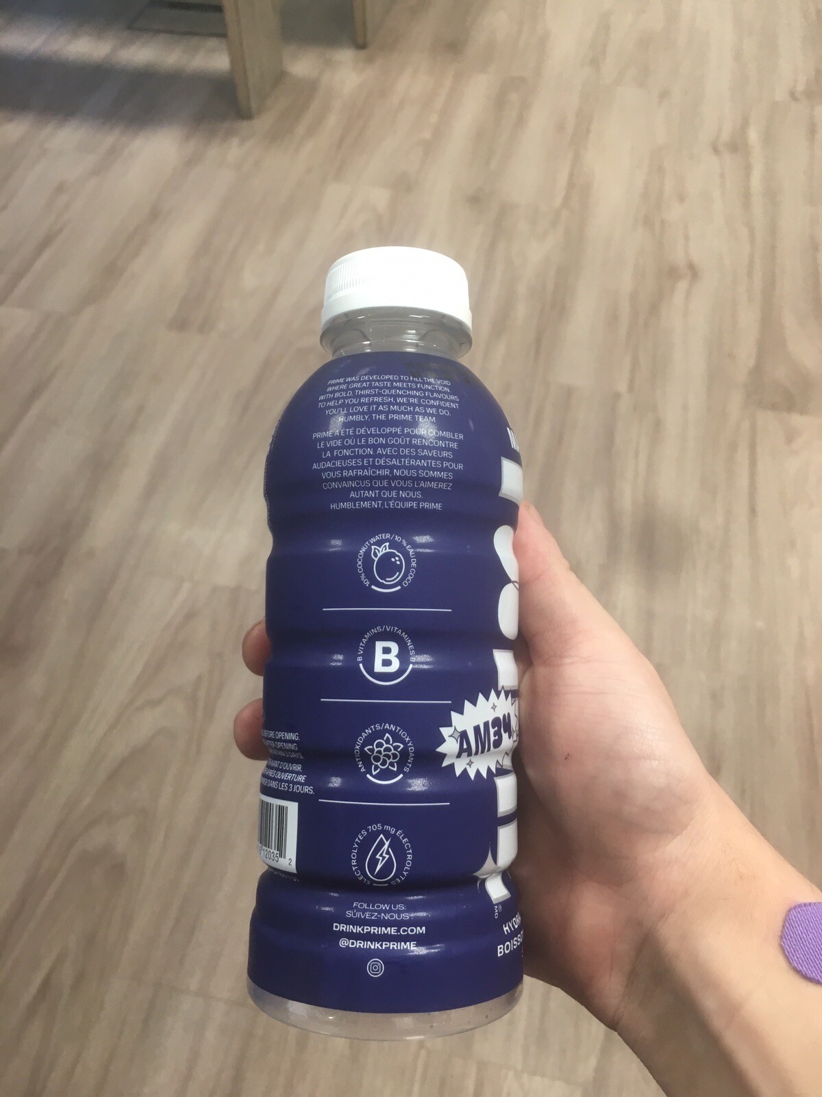 New Prime Hydration Austin Matthew Drink flavour Blue Raspberry USA ...