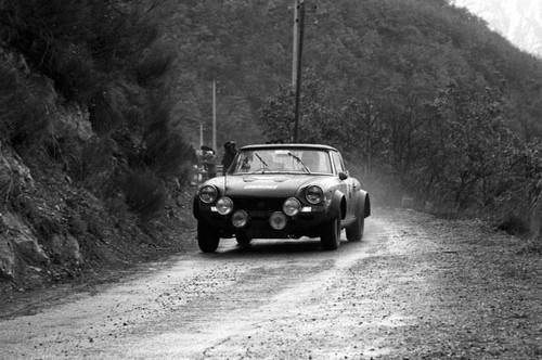 Raffaele Pinto and Arnaldo Bernacchini Fiat 124 Abarth Rallye 1973 Old ...