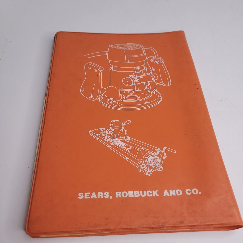 Sears Craftsman Instruction Book 9-2949 POWER ROUTER Power Tool Know ...