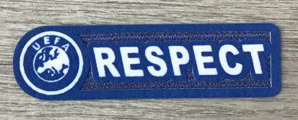 UCL UEFA Champions League Respect + Star Ball Patch Badge Parche ...