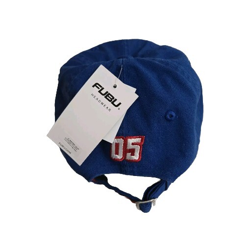 NWT FUBU Men’s Royal Blue White Red #05 Strapback Baseball Cap-Size ...