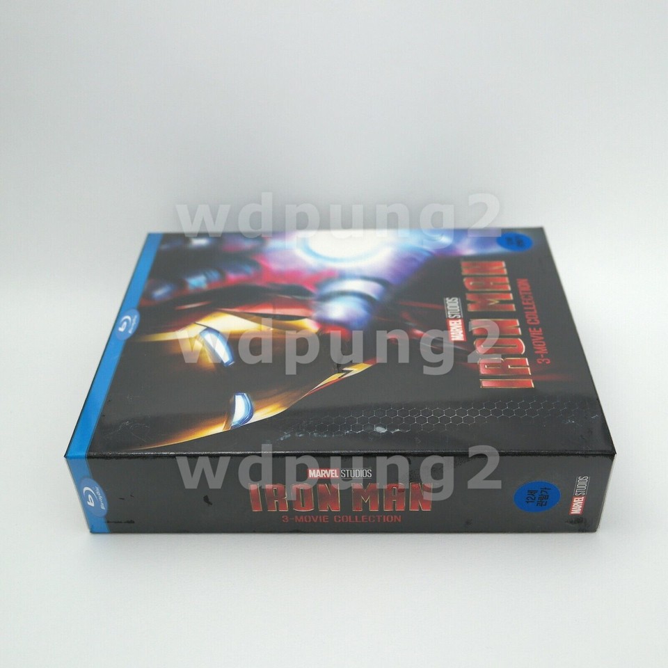 Iron Man - 3 Movie Collection - BLU-RAY Trilogy Box Set | eBay