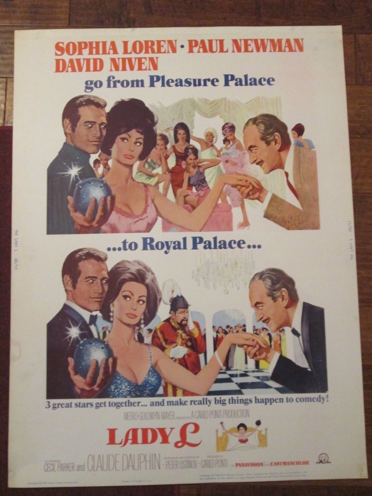 Lady L - Original 30 x 40 Movie Poster - Loren - Newman | eBay