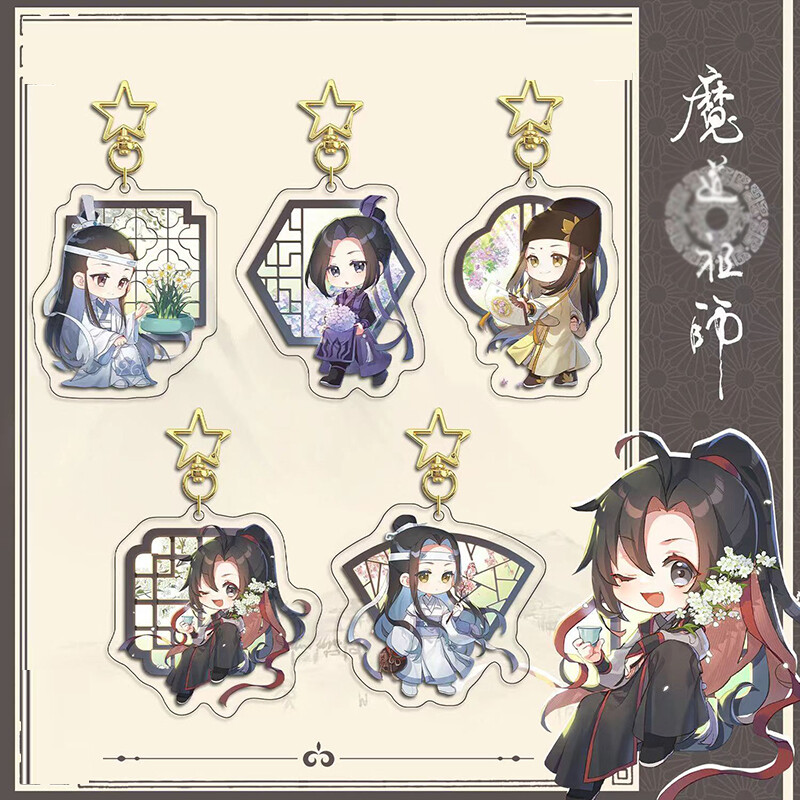Mo Dao Zu Shi Wei Wuxian Lan Wangji Jiang Cheng Jin Ling Keychains Key ...