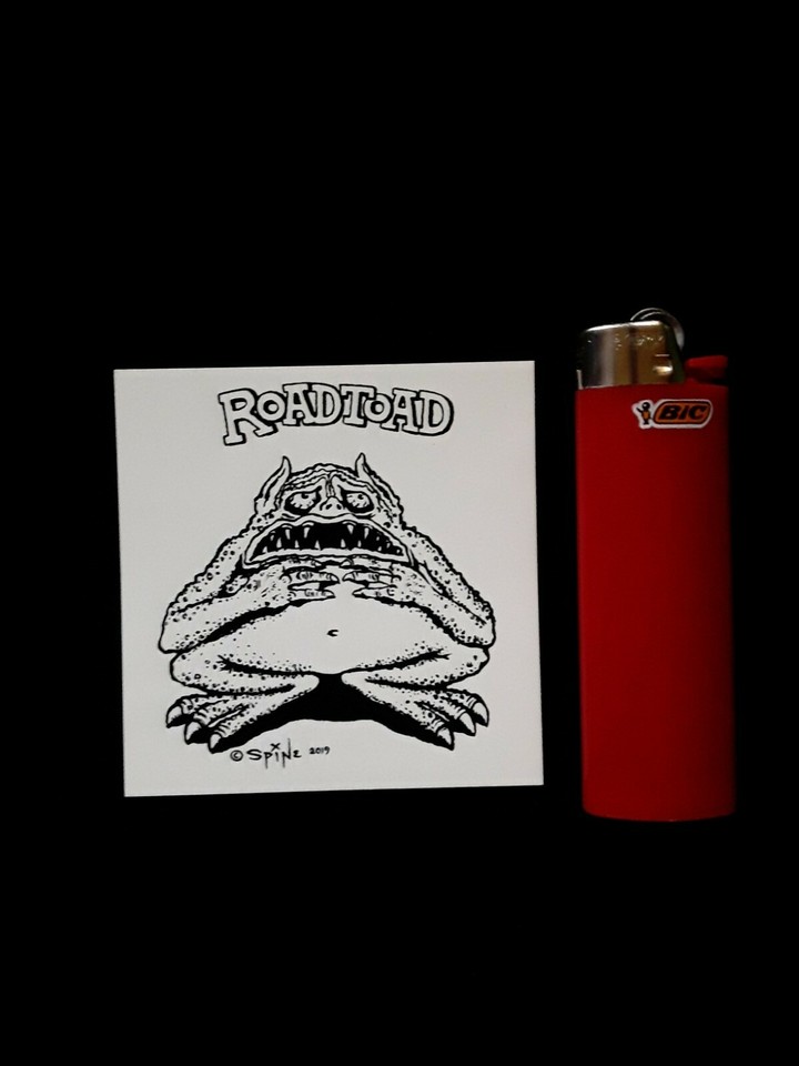 ROAD TOAD Stickers Truck Car Hotrod by Spine | eBay