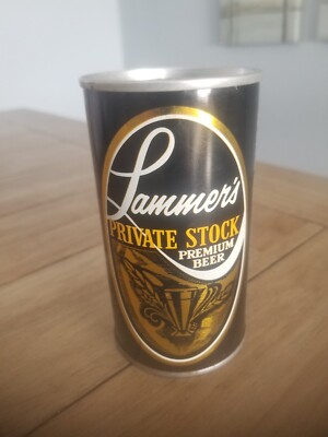 🍺 Lammers Private Stock STRAIGHT STEEL PULL TAB BEER Can Eau Claire ...