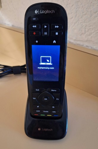 Logitech Harmony Touch Universal Remote with Color Touchscreen - Black ...