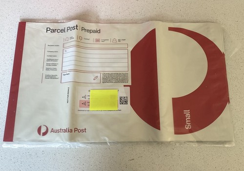Australia Post Regular Small Prepaid Satchel (5kg) X 10 - Brand New ...