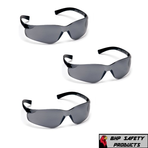 PYRAMEX ZTEK SAFETY GLASSES SMOKE GRAY LENS SUNGLASSES Z87+ S2520S (3 ...