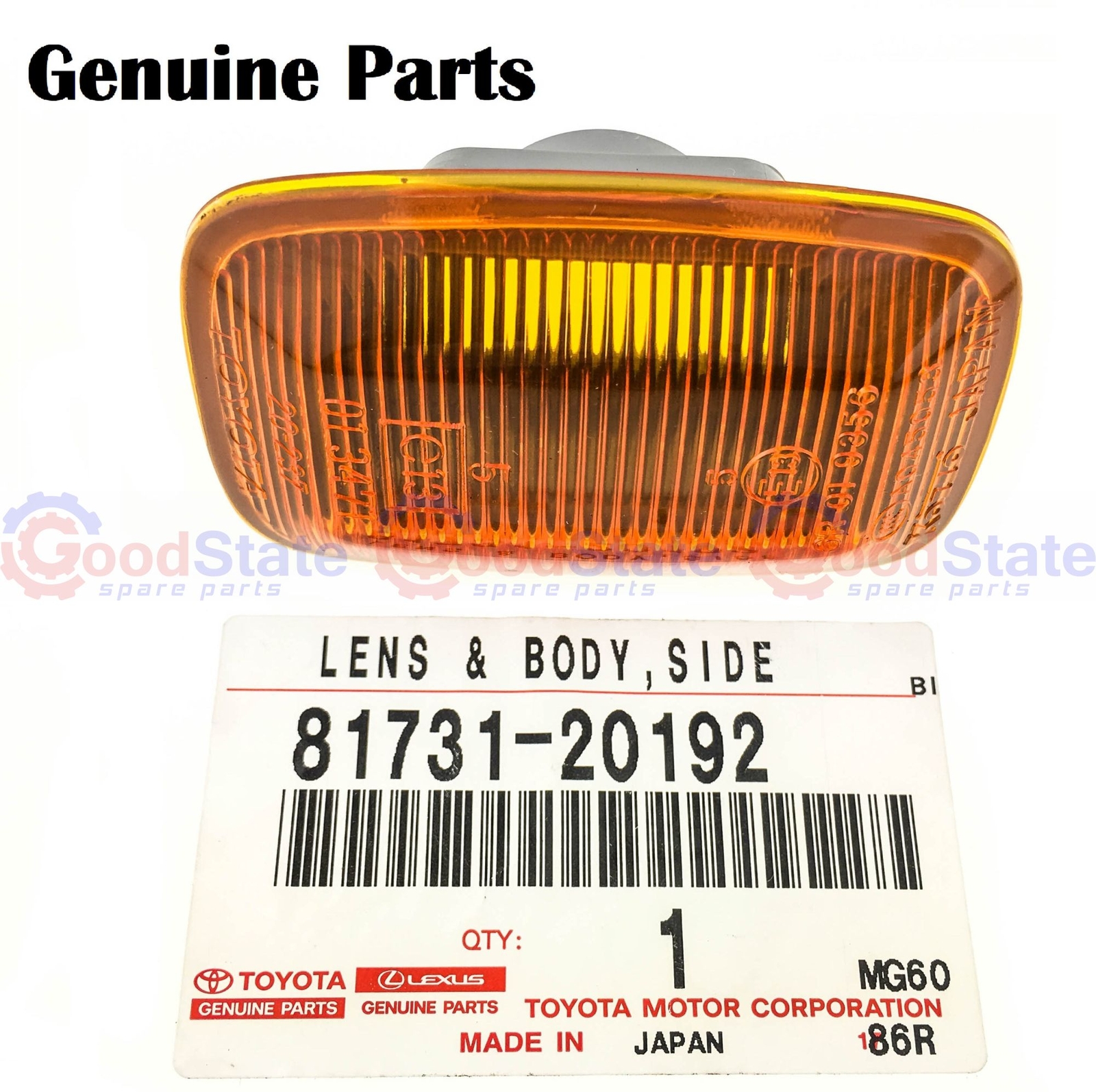 GENUINE Hilux Surf VZN180 VZN130 RZN185 RZN180 Side Turn Repeater w ...