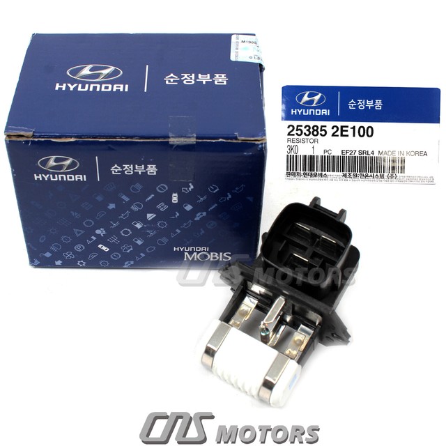 Genuine Engine Cooling Fan Resistor 253852E100 Fits Hyundai Sonata NF ...