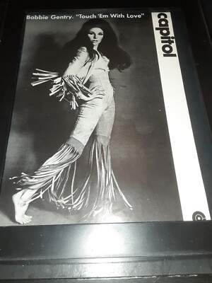 Bobbie Gentry Touch 'Em With Love Rare Original Promo Poster Ad Framed ...
