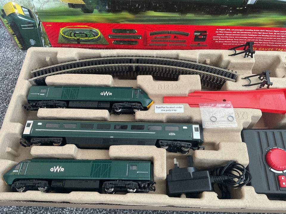 HORNBY " 00 " GAUGE GWR HIGH SPEED TRAIN SET UNUSED JOB LOT | eBay UK
