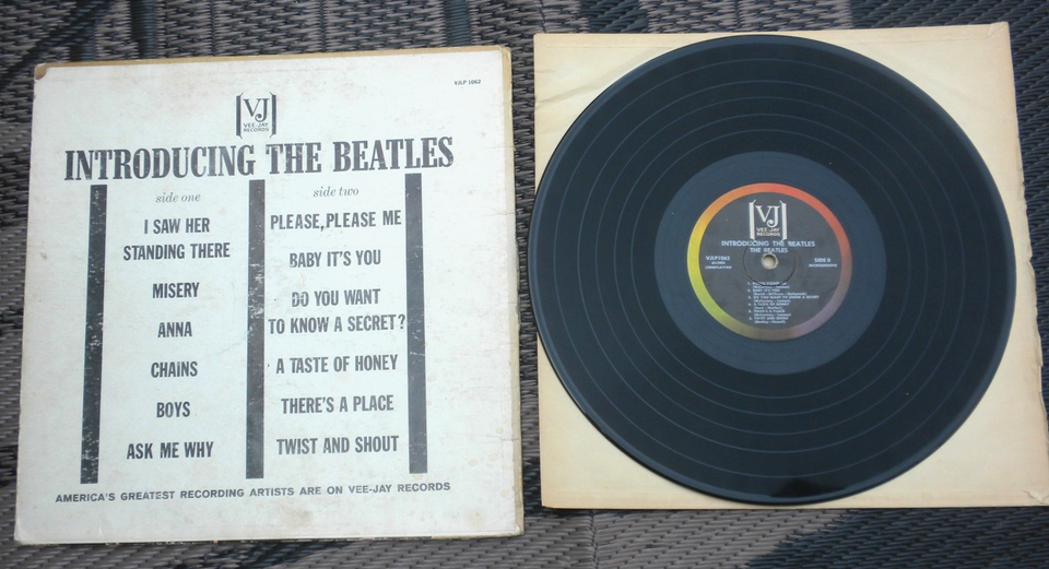 The Beatles Album Introducing The Beatles Vee Jay Label-VG -Tested | eBay