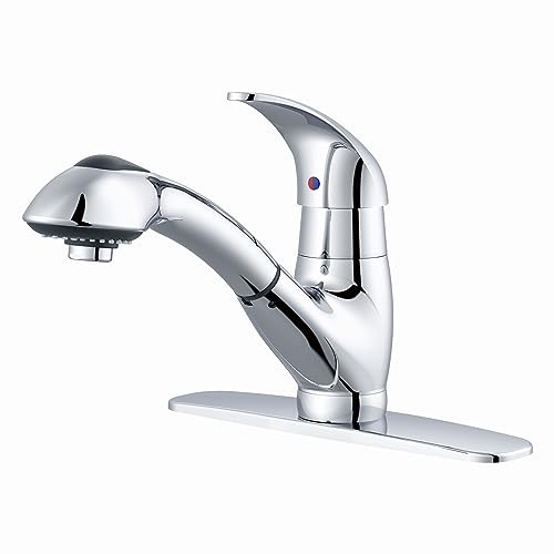 Gerber G0040266 Viper 1.75 GPM Single Hole Pull Out Kitchen Faucet ...