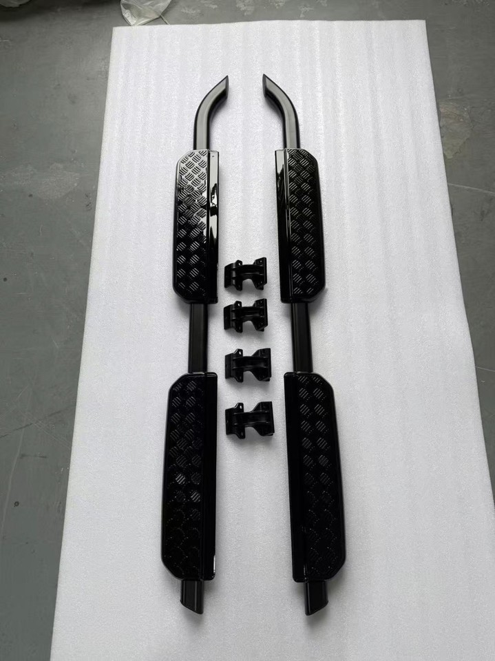 2pcs Glossy Black Running Board Side Step for LR Defender 110 130 2020 ...