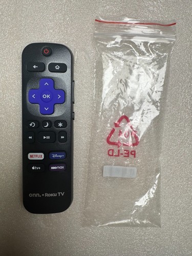 NEW - Onn Roku - RC-ALIR Remote Control Netflix/Disney/AppleTV/HBOMax ...