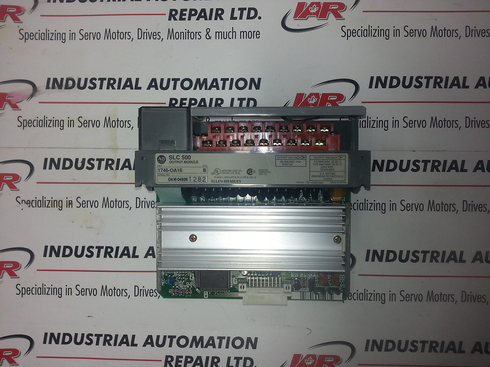 ALLEN BRADLEY SLC500 TRIAC OUTPUT MODULE 1746-OA16 SER B | eBay