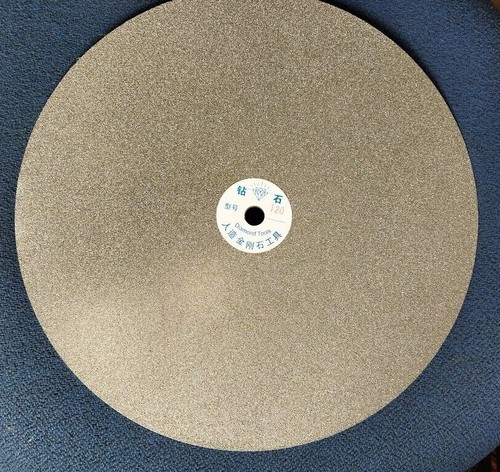 12 inch Lapidary flat lap Diamond Grinding Disc Abrasive Wheel 100 Grit ...