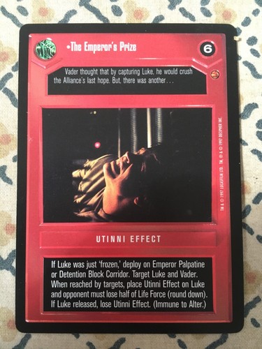 The Emperor’s Prize - Star Wars CCG card (Decipher) | eBay