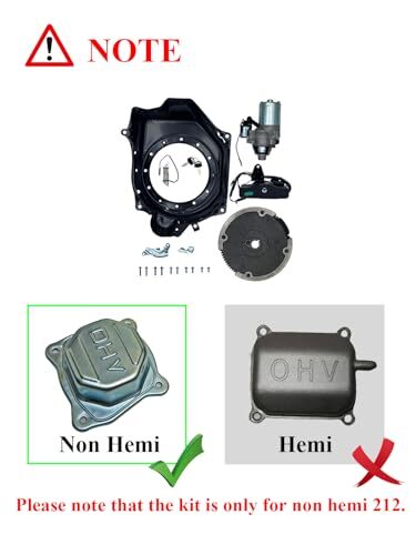 Electric Starter Kit for Predator 212 Non Hemi 196cc 212cc Coleman ...