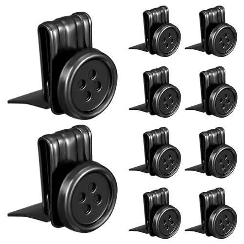 10 Pcs Suspenders Buttons Movable No Sew Button End Brace Clips ...